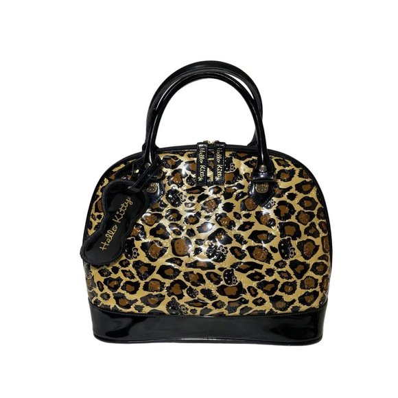 Loungefly | Bags | Loungefly Hello Kitty Large Domed Leopard Bag ...